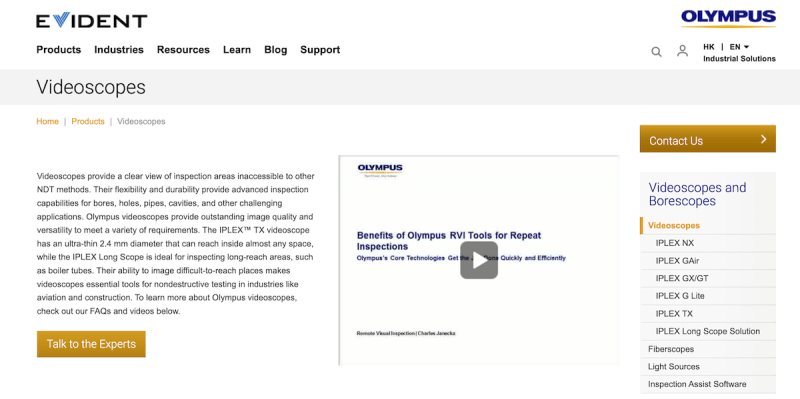 Olympus vs Everest: Comparison of Borescope - NDT-KITS